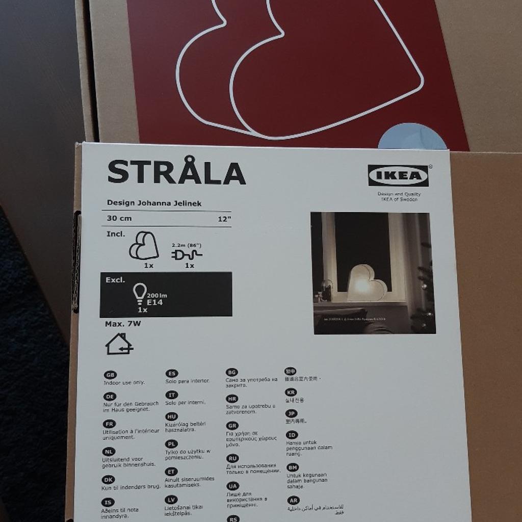 Strala design heart shaped lamp in North West Leicestershire für £ 10 ...