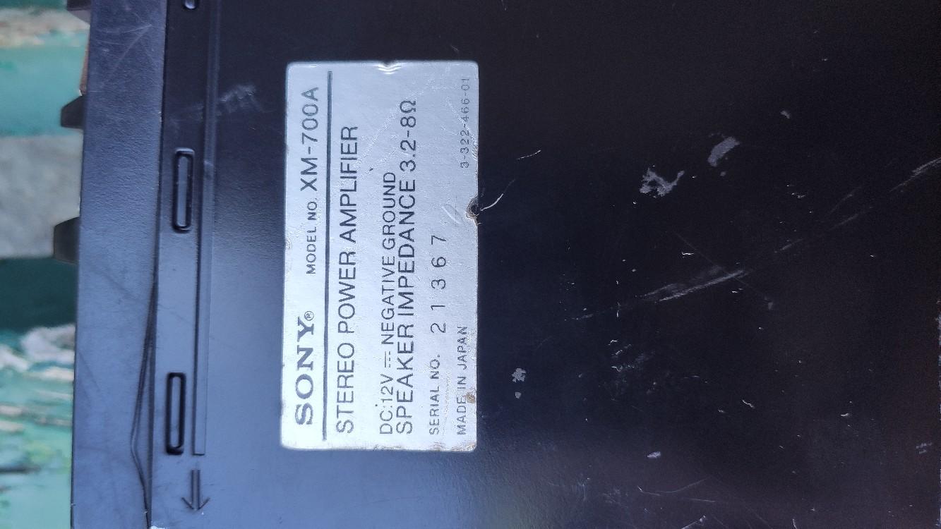 Ampli Sony xm-700 a made in Japan in 17021 Alassio für 60,00 € zum ...