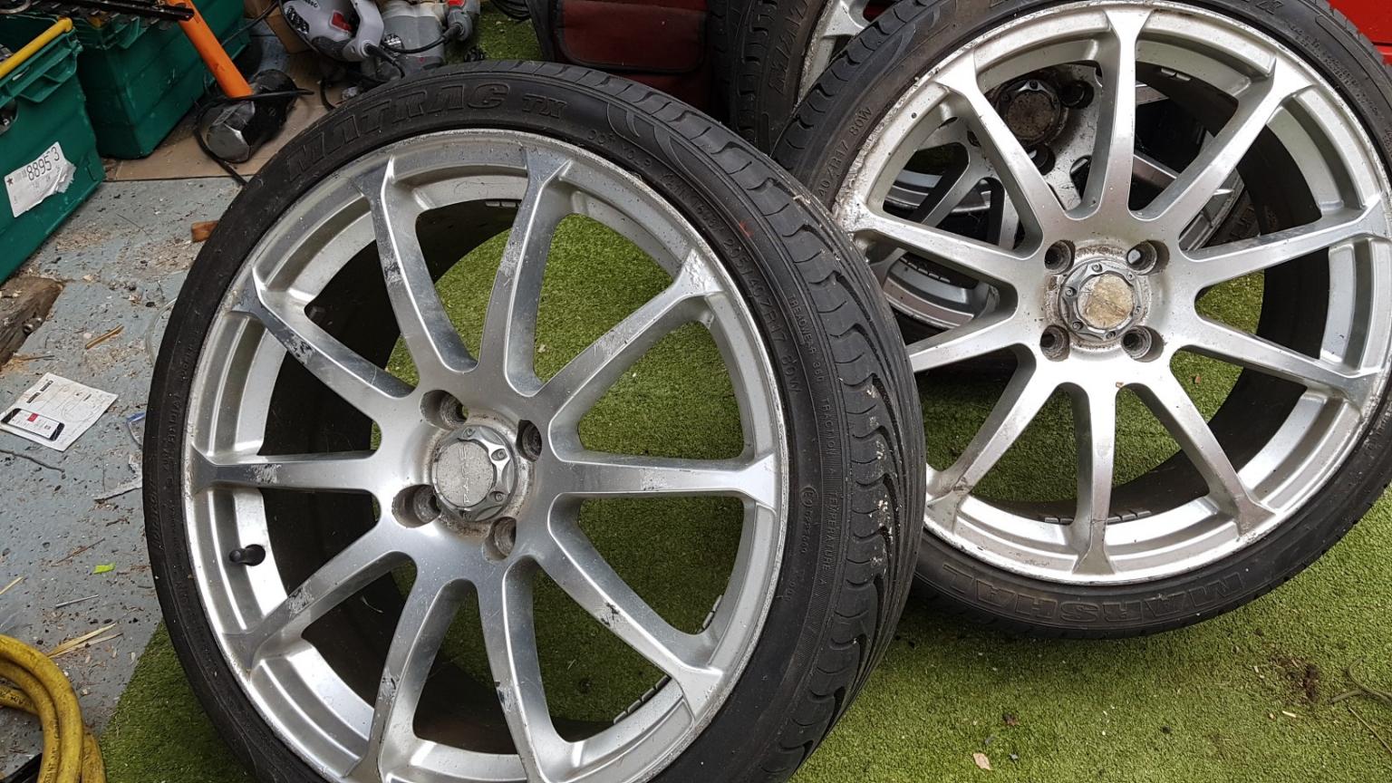 17 inch alloy wheels nearly new tyres in Little Marlow für 80,00 £ zum ...