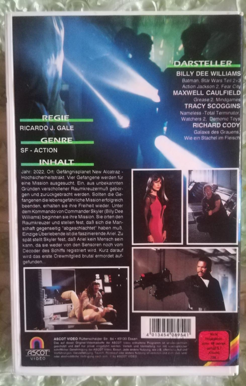 ERSTAUF/Gr Box * ALIEN INTRUDER * VHS * UNCUT in Patzen for €10.00 for ...