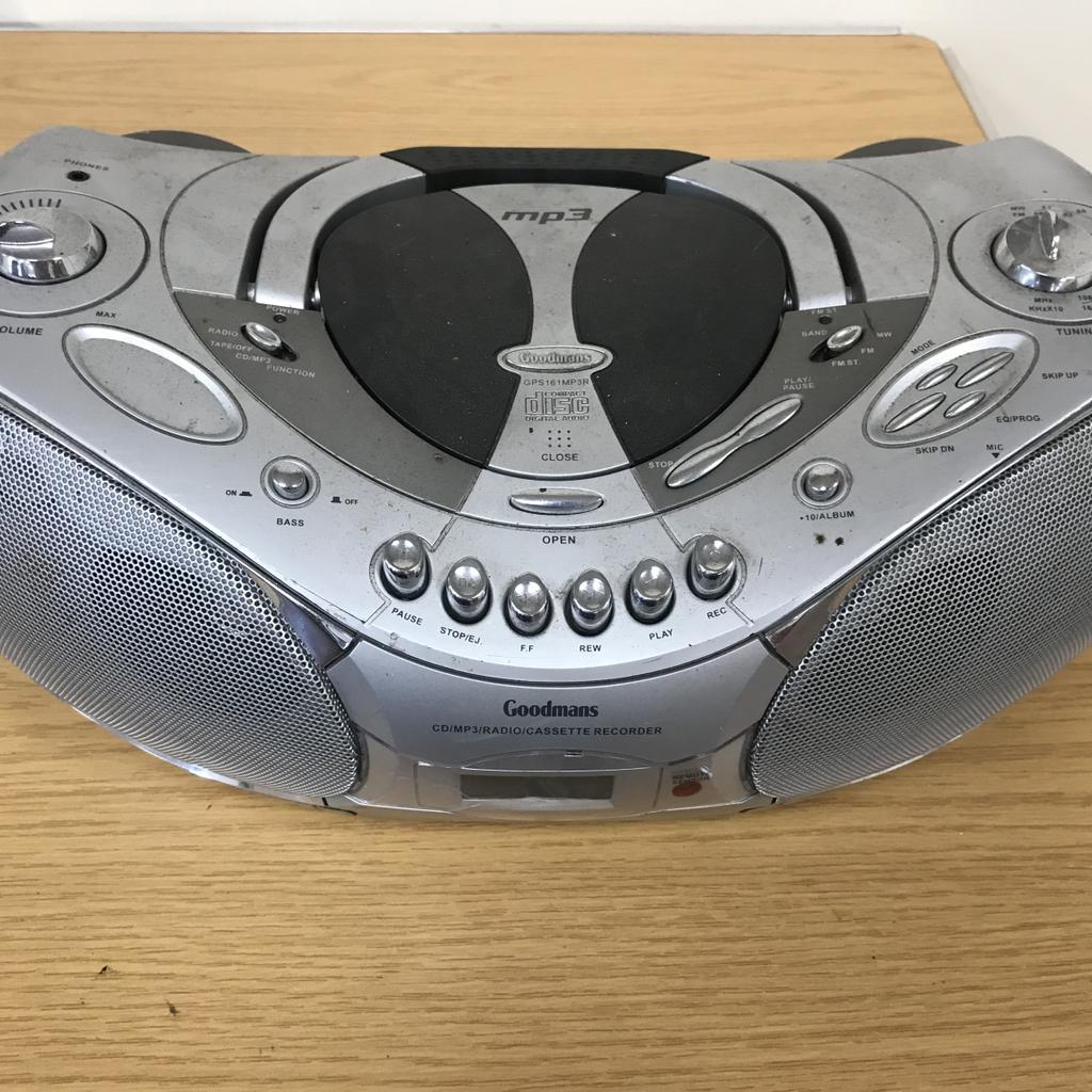 Goodmans CD, Radio, Cassette Recorder £20 in DY4 Sandwell für £ 20,00 ...