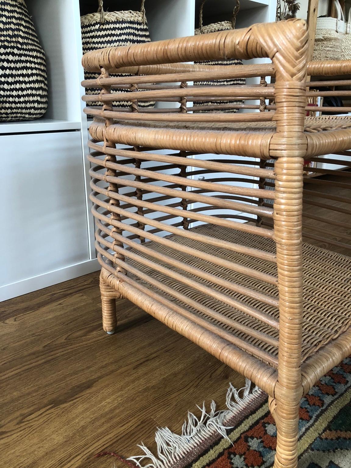 Habitat Nadia rattan/wicker bedside table in W3 London for £20.00 for ...
