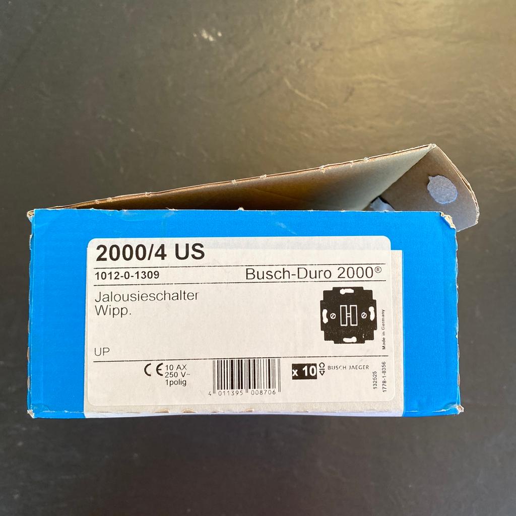 Busch Jäger Jalousieschalter 10 Stk in 4060 Leonding für € 150,00 zum ...