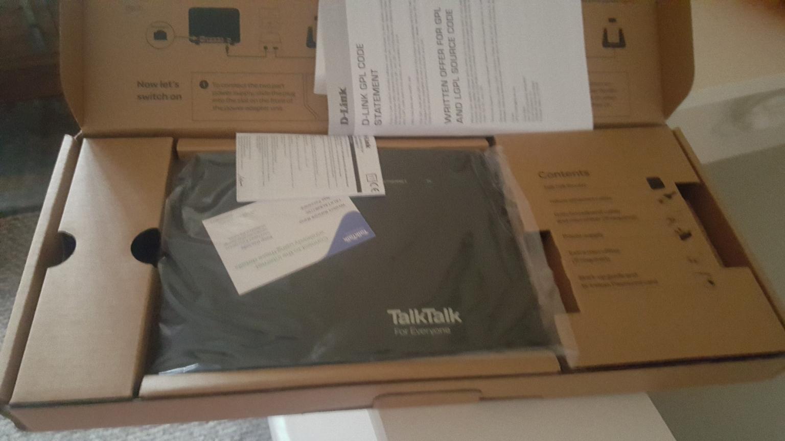 Talk Talk Router in DY1 Dudley for £30.00 for sale | Shpock