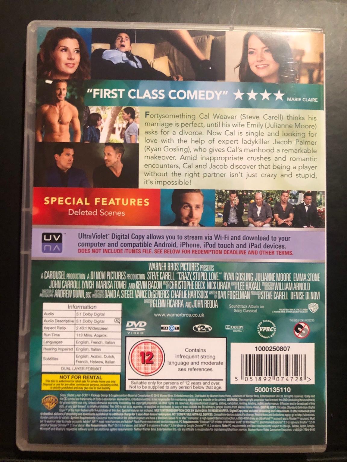 Crazy Stupid Love DVD in CM1 Chelmsford für £ 1,00 zum Verkauf | Shpock AT