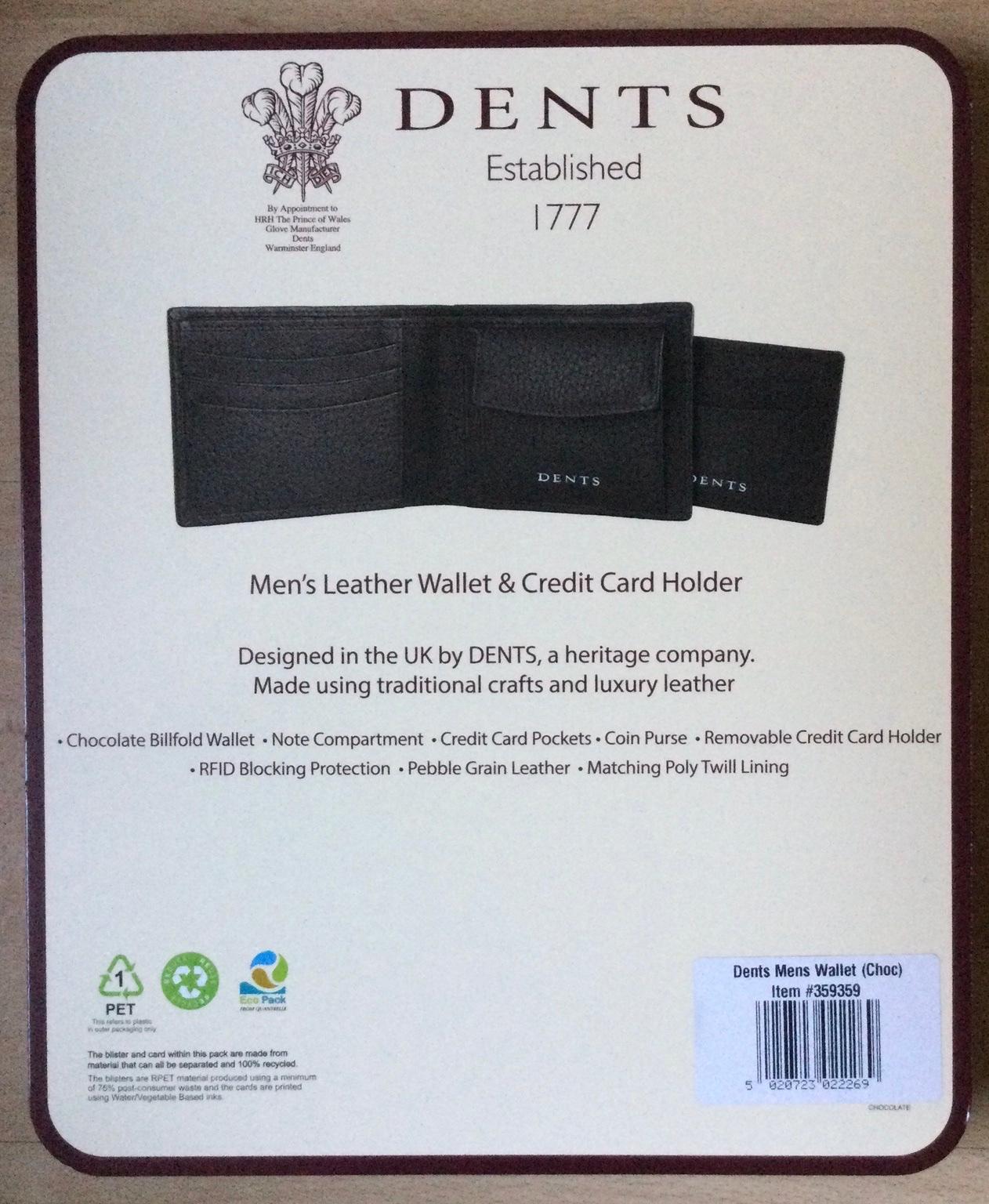 Dents Men’s Leather Wallet & Card Holder in AL7 Hatfield für 17,99 ...
