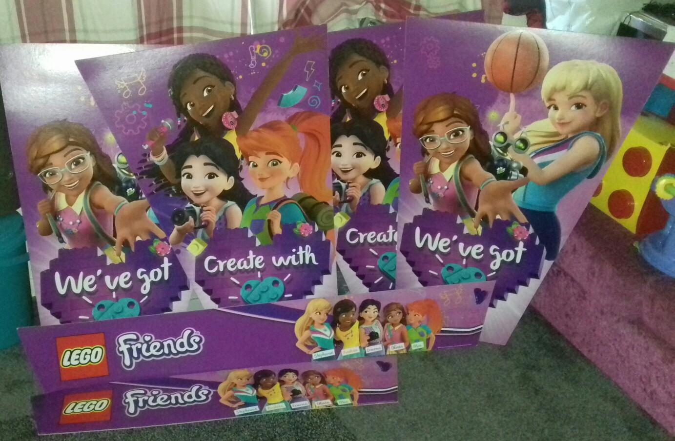 lego friends cardboard ex display signs in B69 Sandwell for £34.00 for ...