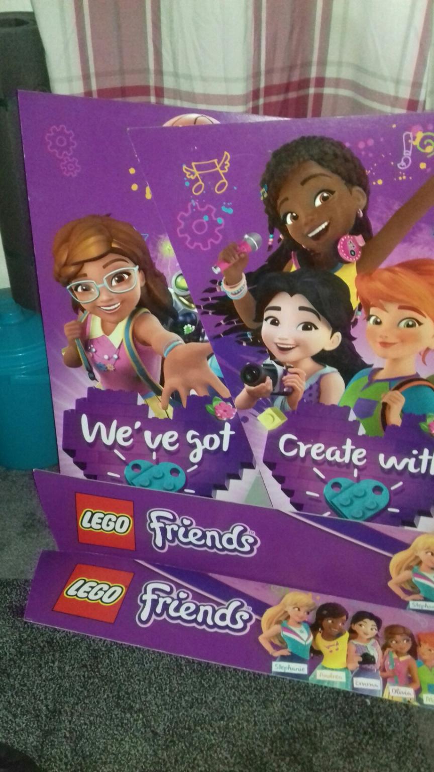 lego friends cardboard ex display signs in B69 Sandwell for £34.00 for ...