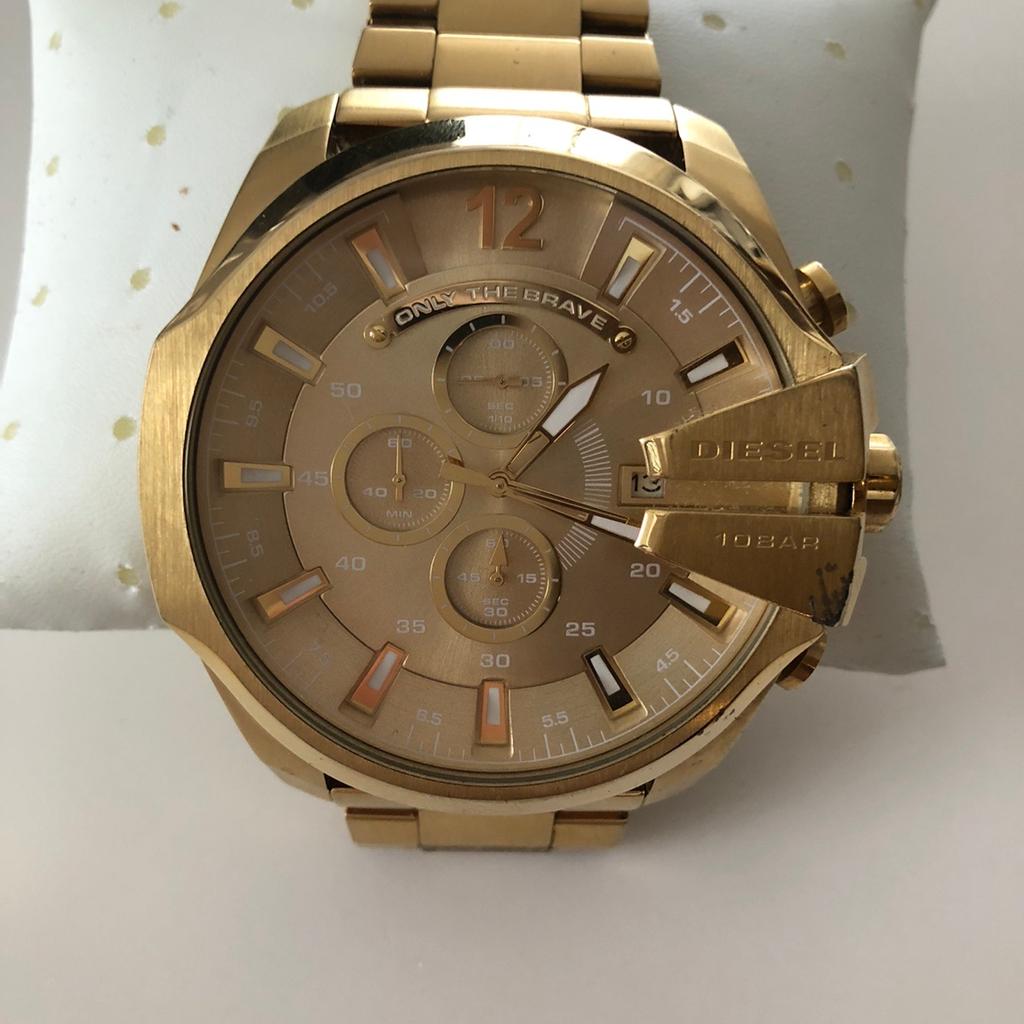 Diesel Uhr Chronograph Edelstahl Gold in 91186 Büchenbach für € 90,00 ...