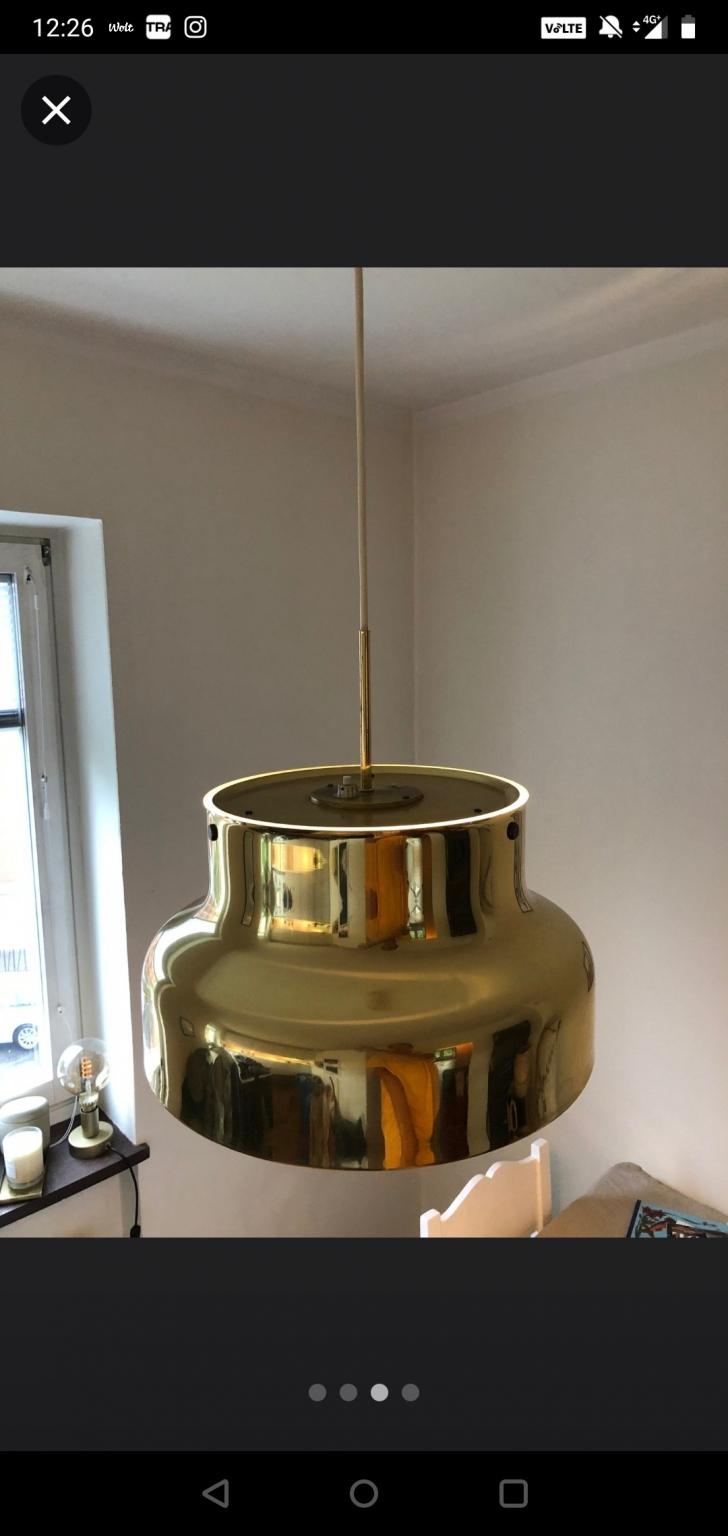 Taklampa Bumling Ateljé Lyktan Åhus Mässing in 171 76 Solna kommun für ...