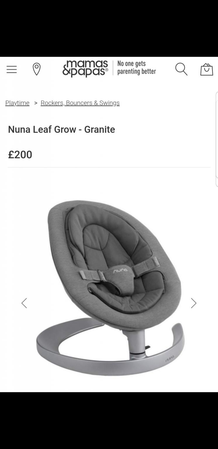 Nuna Leaf Grow Rocker in B24 Birmingham for £125.00 for sale | Shpock