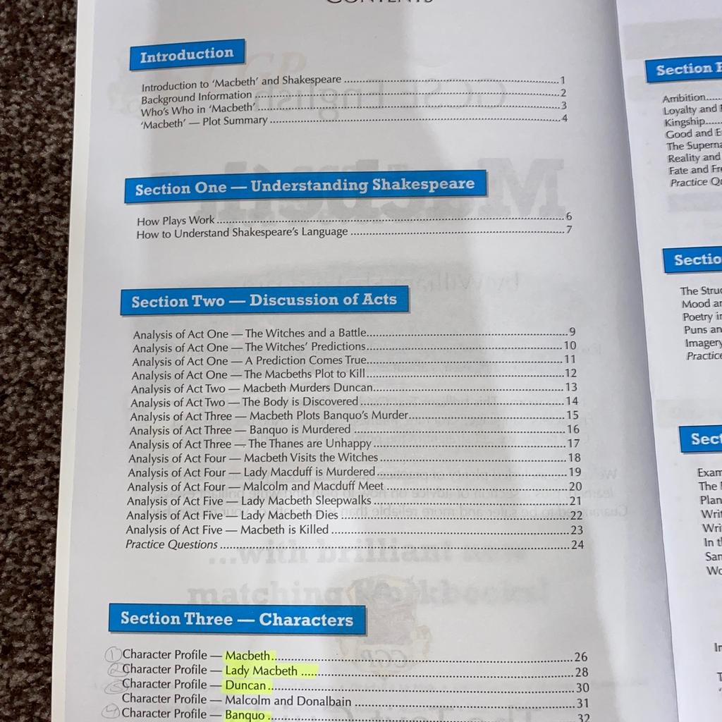 GCSE English:Macbeth Revision Guide in DY8 Dudley für £ 2,99 zum ...