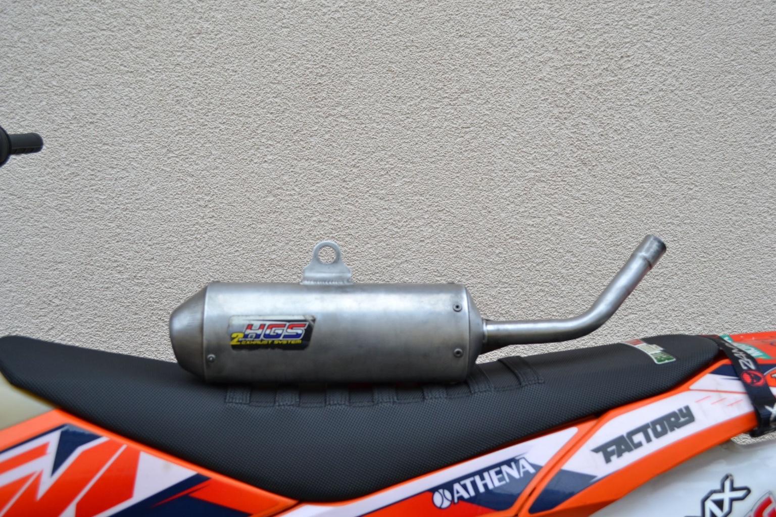KTM sx/exc 125 HGS Auspuff/Endschalldämpfer in 98673 Auengrund für 90 ...