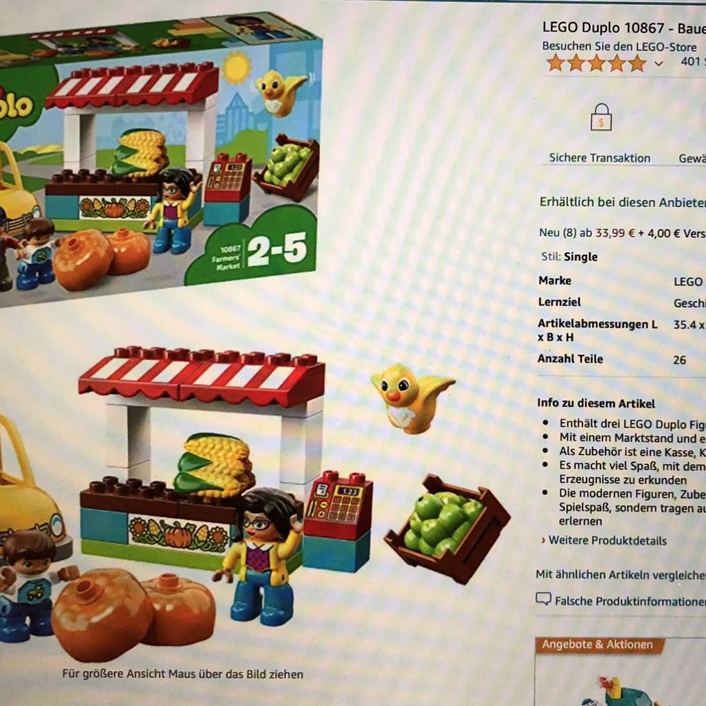 Lego DUPLO Marktstand in 8044 Mariatrost for €18.00 for sale | Shpock