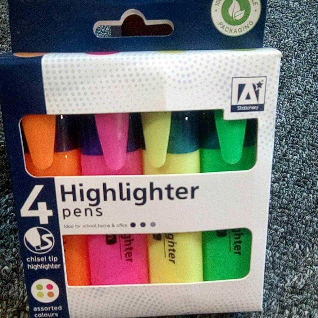 4 Highlighter Pens in OL4 Oldham für 2,00 £ zum Verkauf | Shpock DE