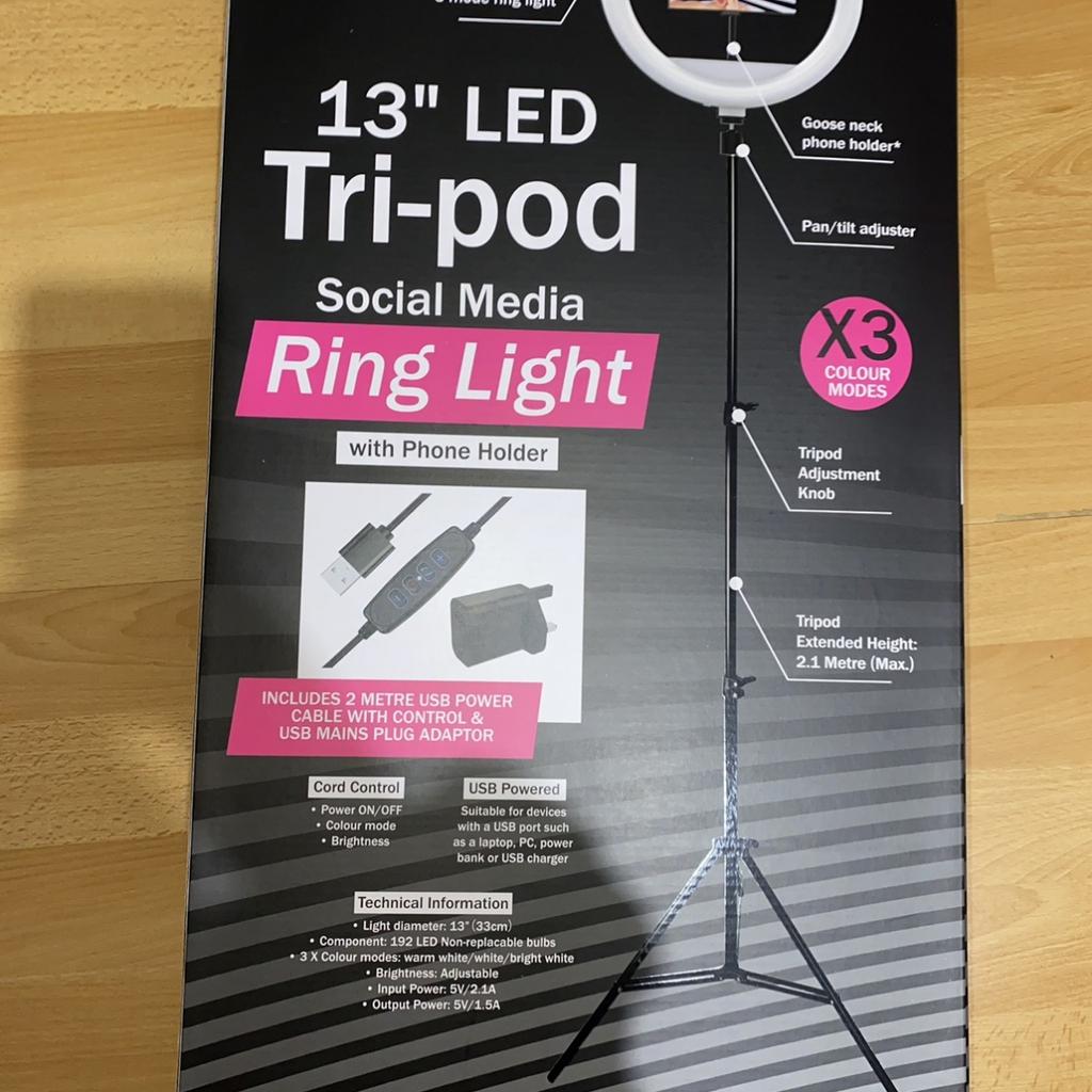 Equatech 13” Led Tripod Ring Light in WS2 Walsall for £28.00 for sale ...