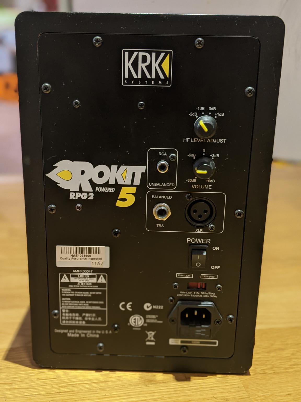 KRK Rokit 5 RPG2 Studio Monitor Speakers Pair in London Borough of ...