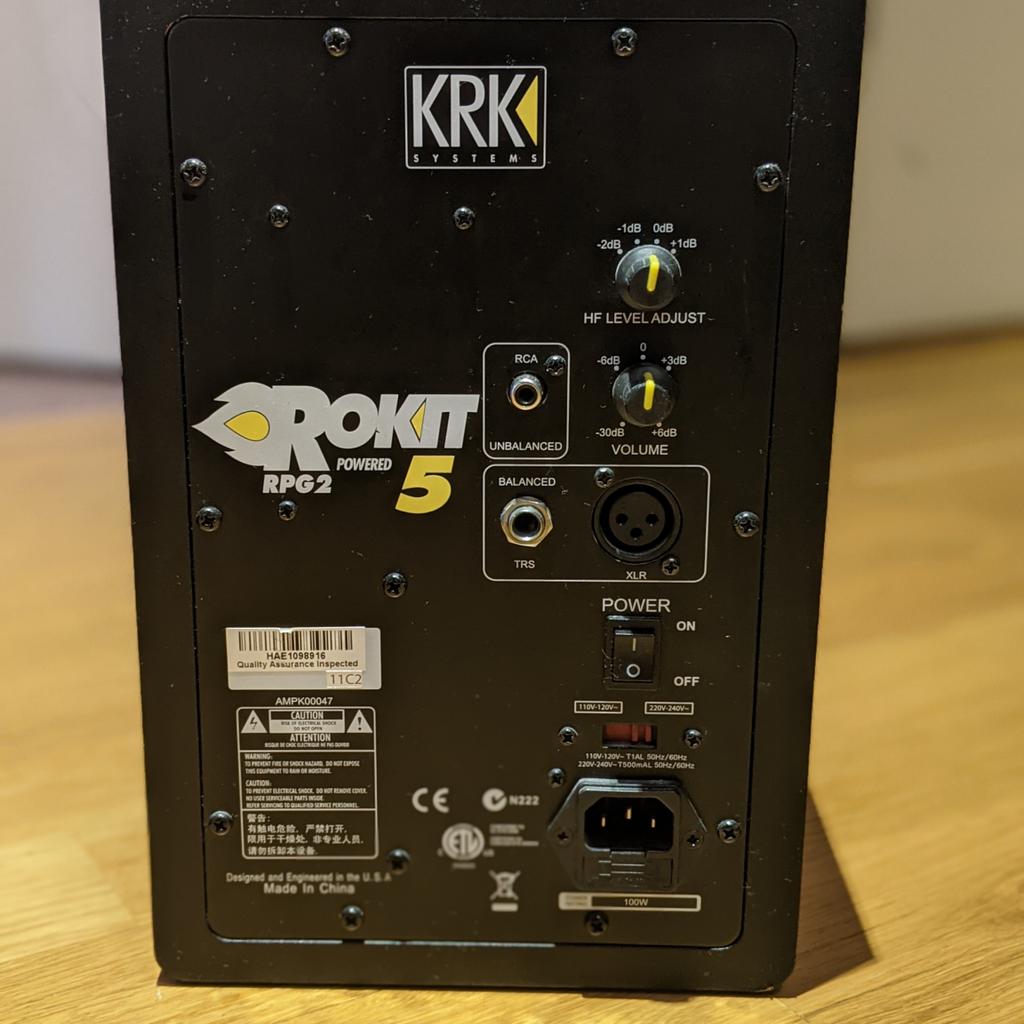 KRK Rokit 5 RPG2 Studio Monitor Speakers Pair in London Borough of ...
