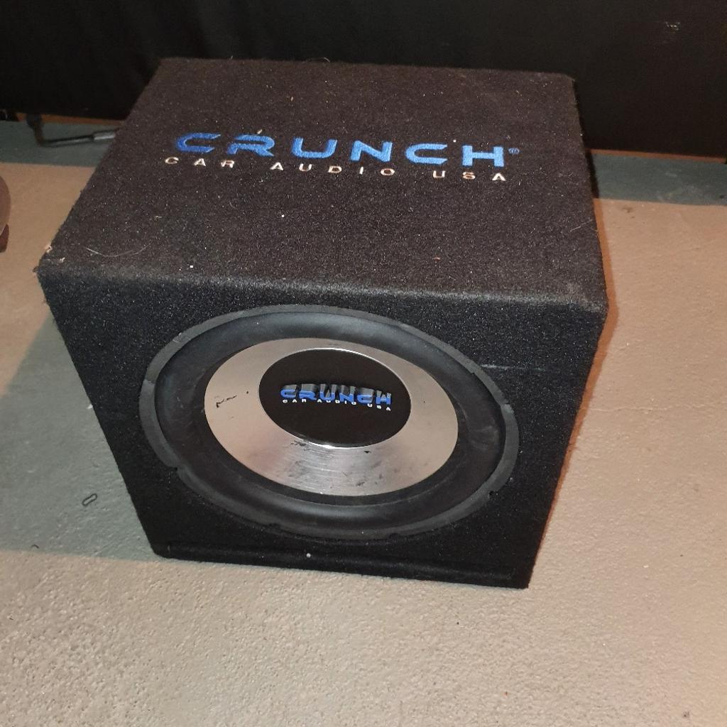 Crunch Subwoofer GPX350 700 Watt max in 68309 Mannheim für 20,00 € zum ...