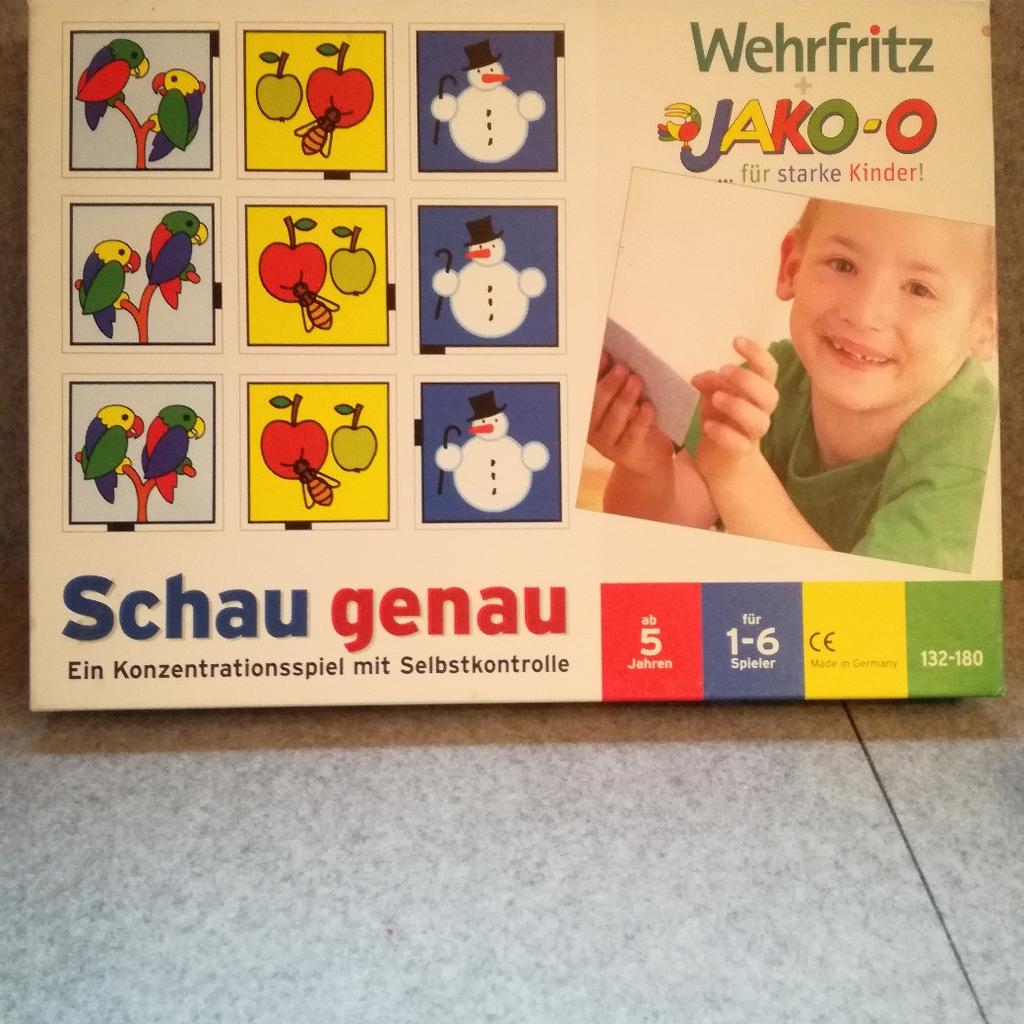 Legespiel “Schau genau“ von Wehrfritz in 6800 Stadt Feldkirch for €25. ...