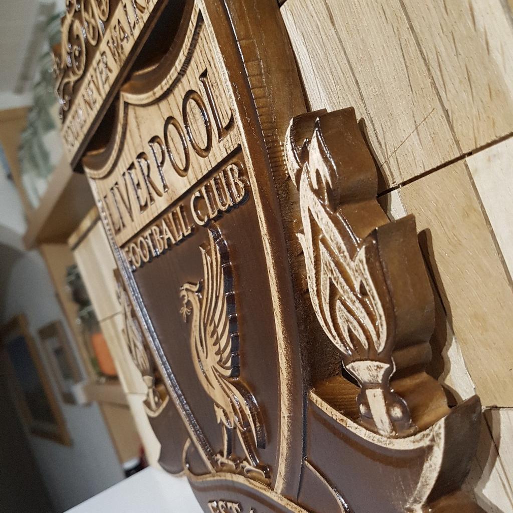 LIVERPOOL FC Wood Carving Crest Logo in SE5 Southwark for £40.00 for ...