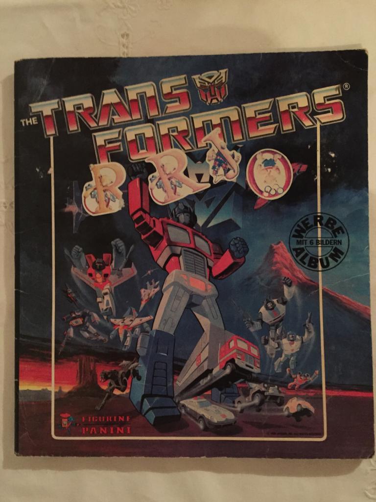 Transformers Panini Sticker Album 80er Jahre in 61449 Steinbach für 30 ...