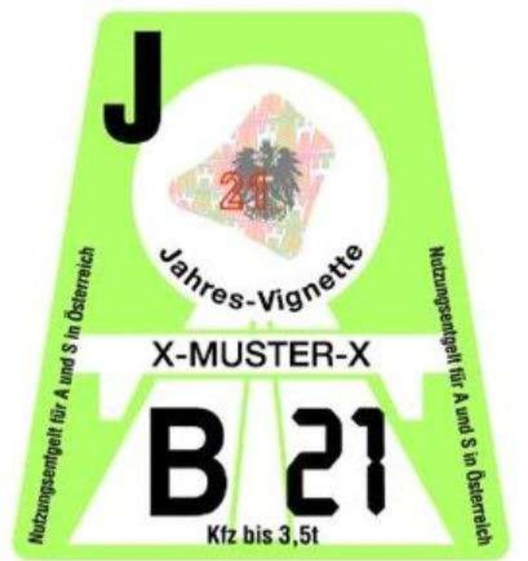 Jahresvignette 2021 in 6410 Marktgemeinde Telfs für 85,00 € zum Verkauf ...
