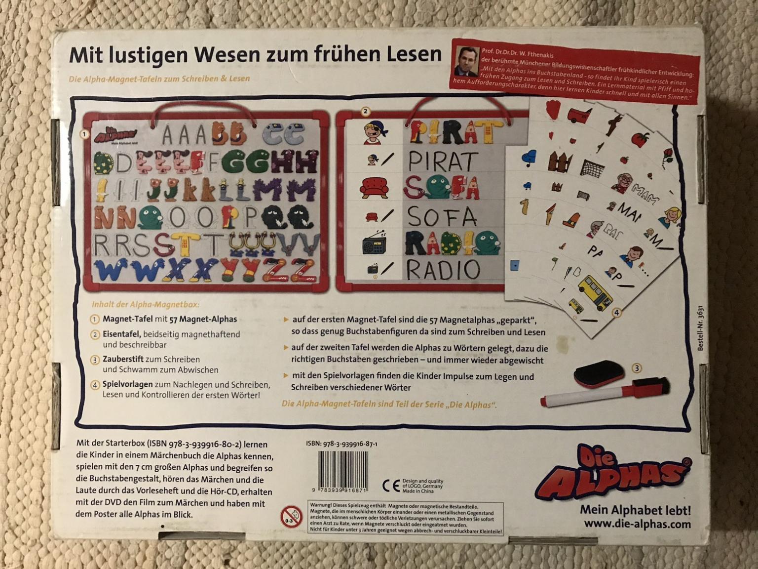 Die Alphas, Alphas Magnettafel in 5441 für € 20,00 zum Verkauf | Shpock AT