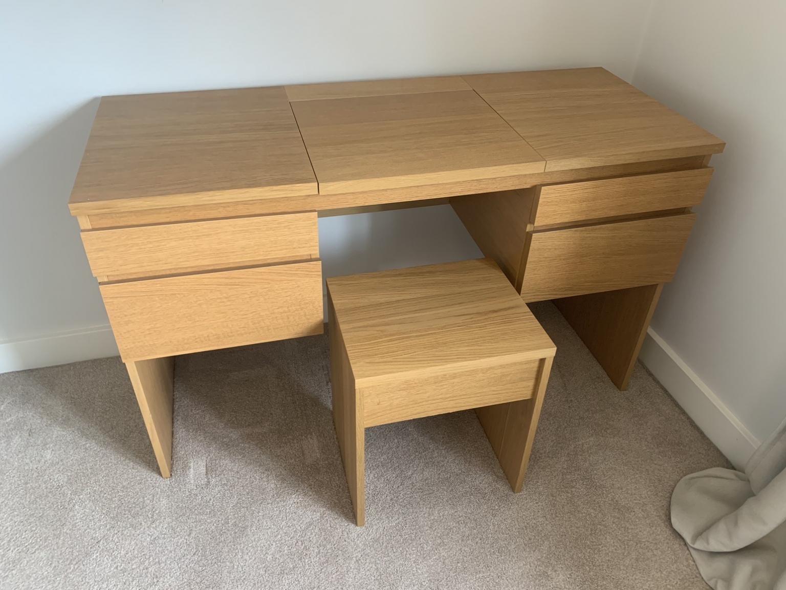 IKEA Malm Dressing Table / Desk & Stool in LE67 Leicestershire für 30,00 £ zum Verkauf | Shpock DE