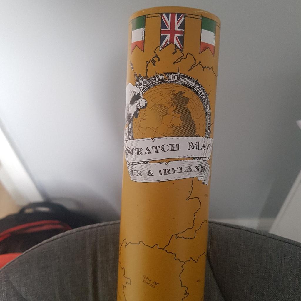 Scratchables - scratch map of UK & Ireland in DE24 Derby für 5,00 £ zum ...