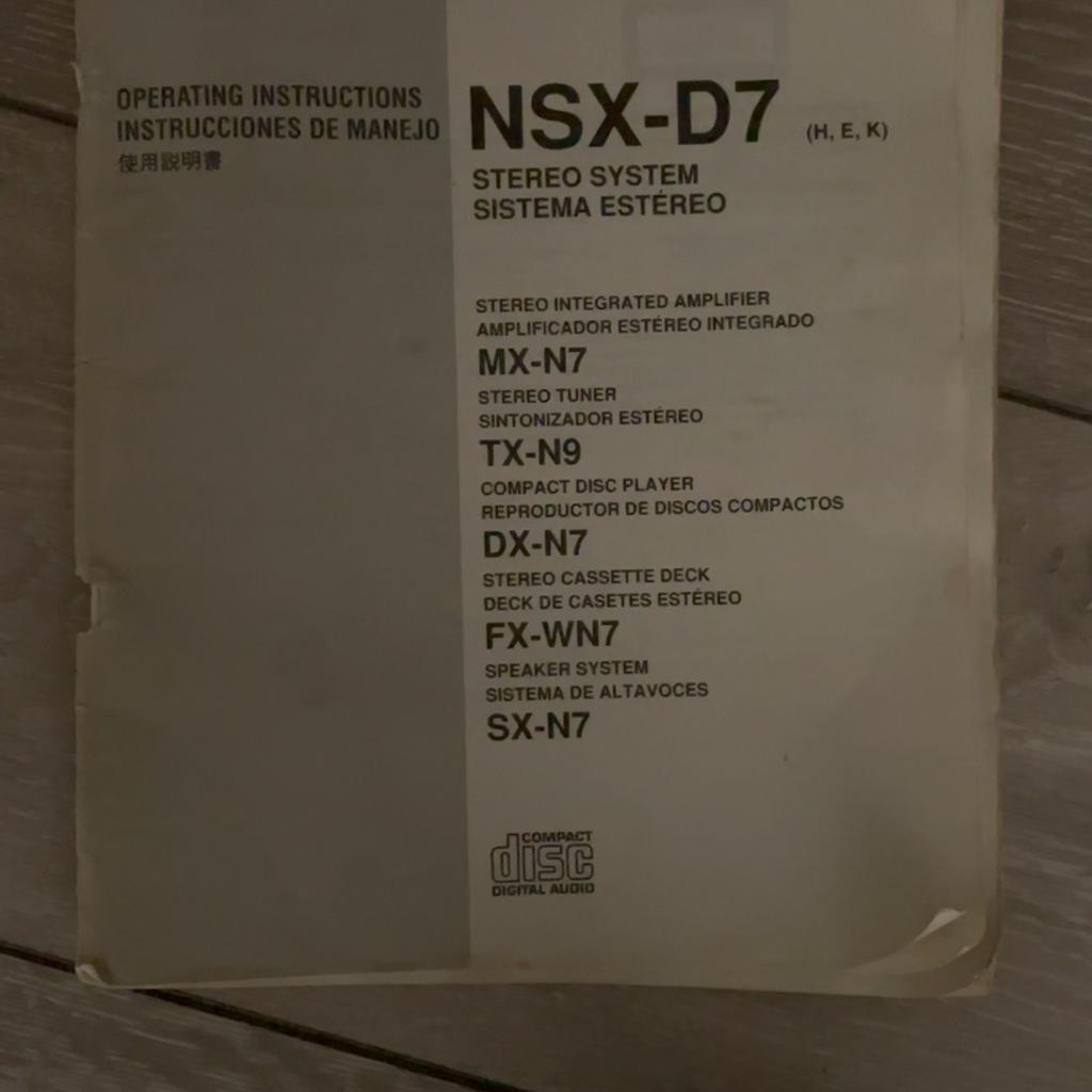 Vintage Aiwa HIFI NSX-D7 System in NW1 London für £ 50,00 zum Verkauf | Shpock AT