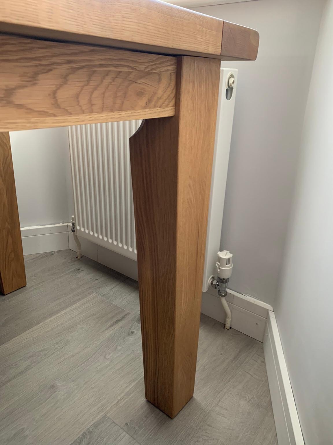 Solid Oak extending dining table in Mansfield für 300,00 £ zum Verkauf ...