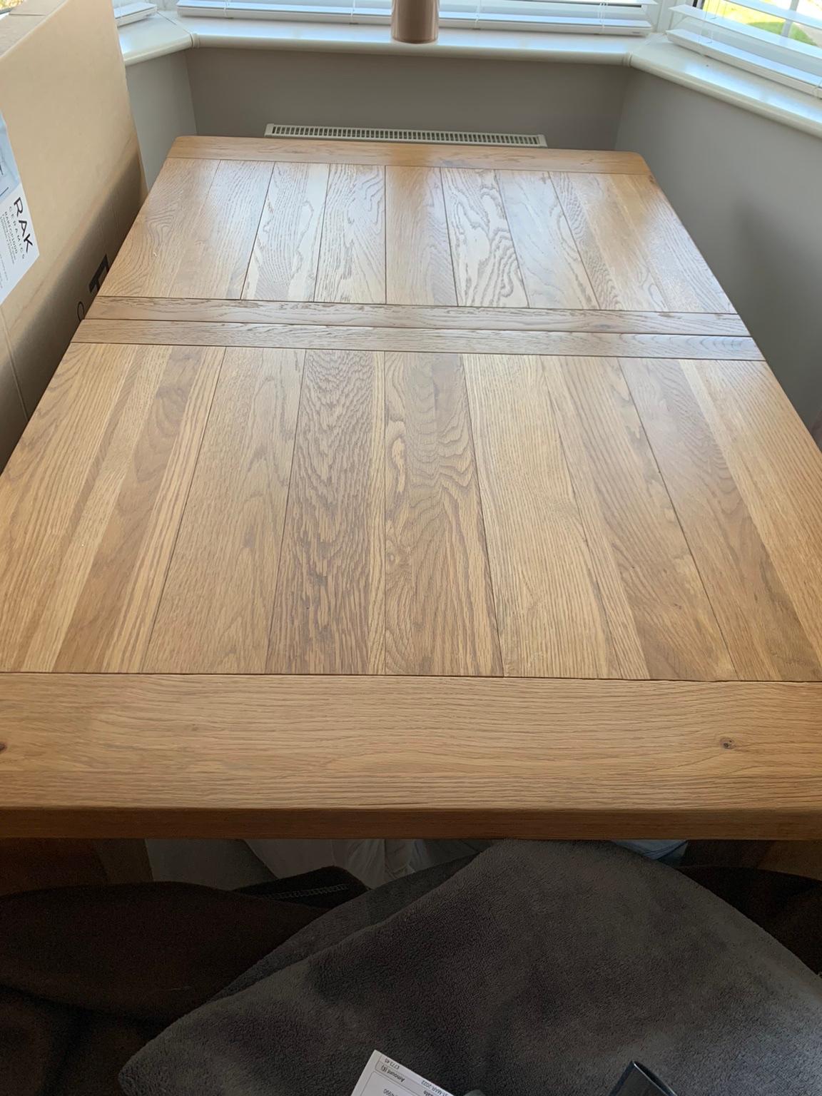 Solid Oak extending dining table in Mansfield für 300,00 £ zum Verkauf ...