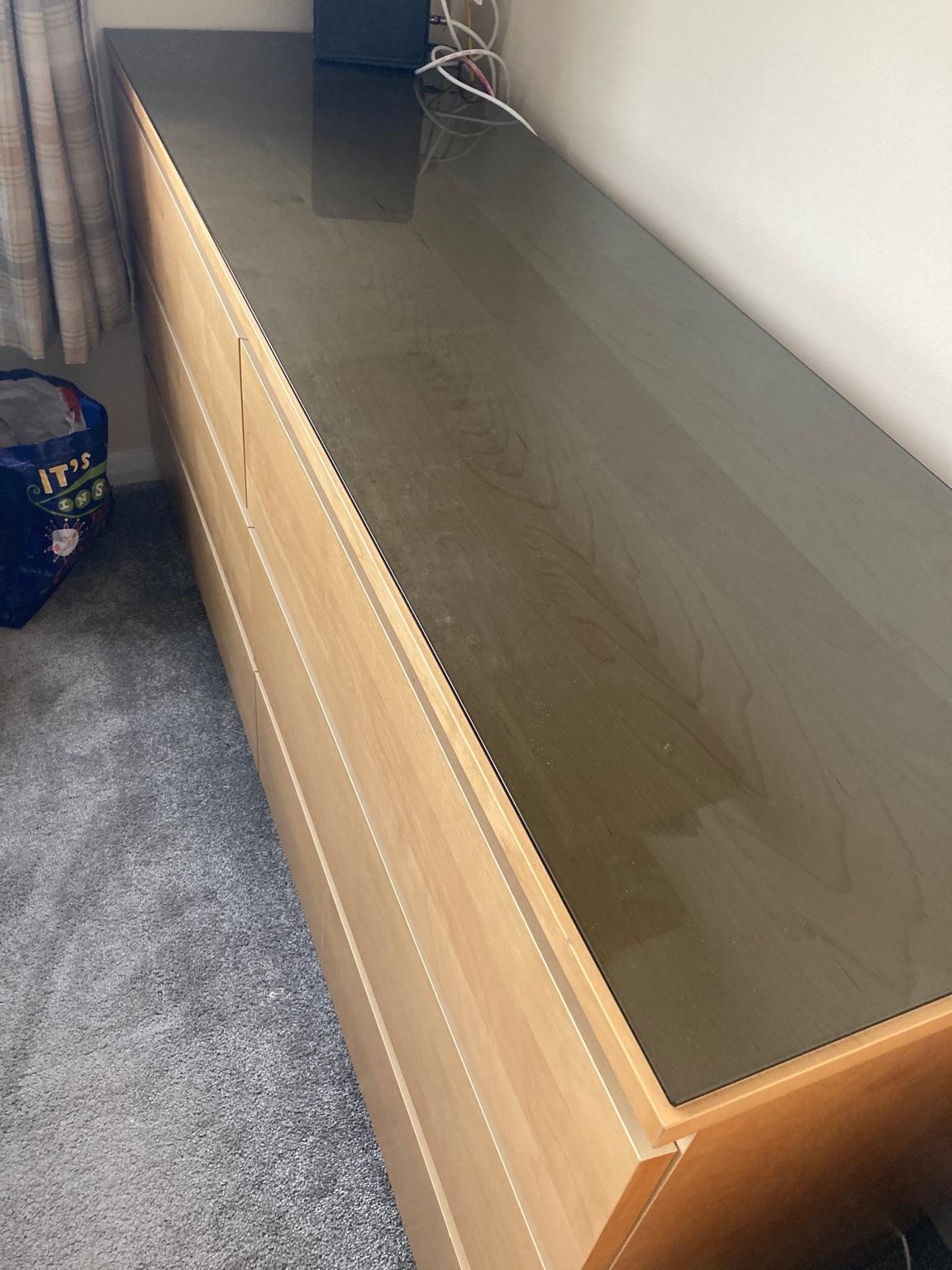 Chest of 6 drawers IKEA Malm range with glass in DY3 Dudley für 75,00 ...