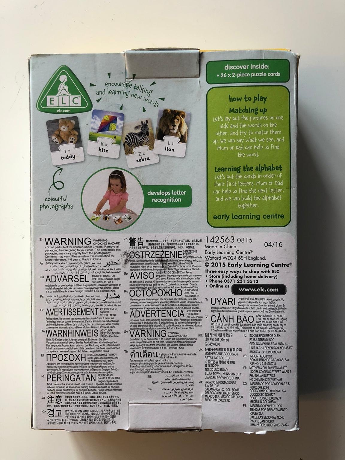 ELC Photo and word jigsaw puzzle in CR6 Tandridge für 1,00 £ zum ...