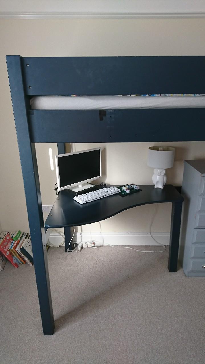 Aspace high sleeper bed with desk in CH42 Wirral für 125,00 £ zum ...