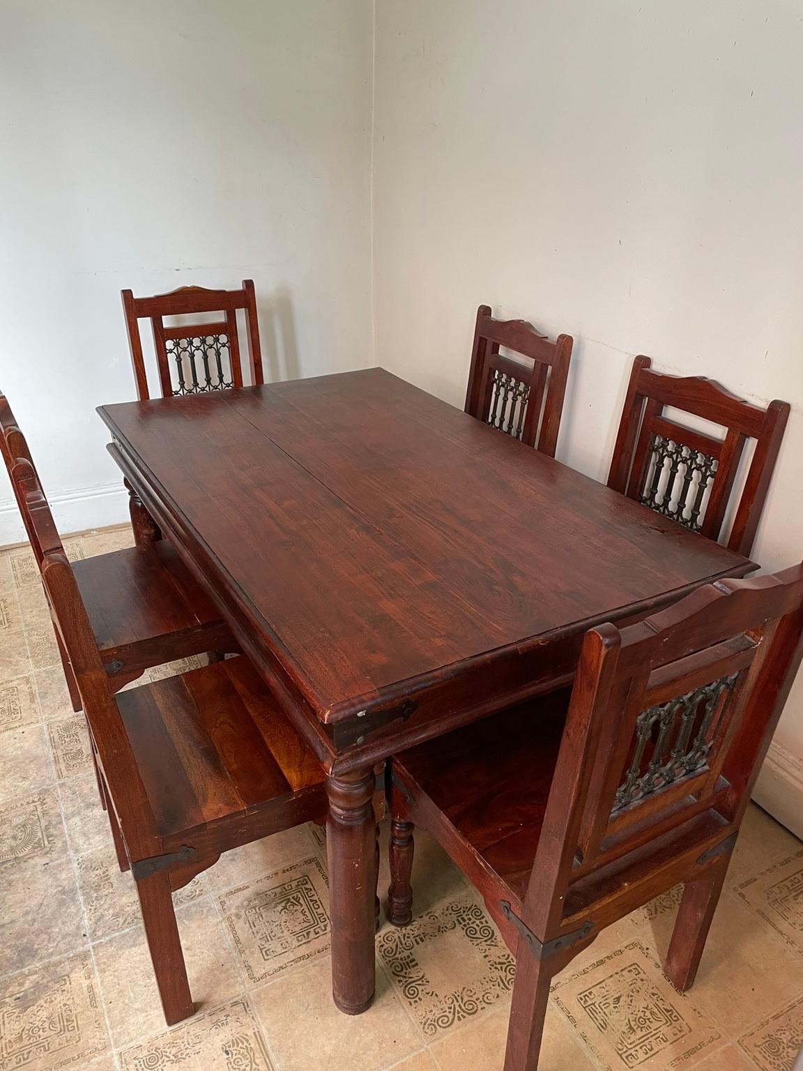 Wood Dining Table with 6 Chairs in B13 Birmingham für 180,00 £ zum ...