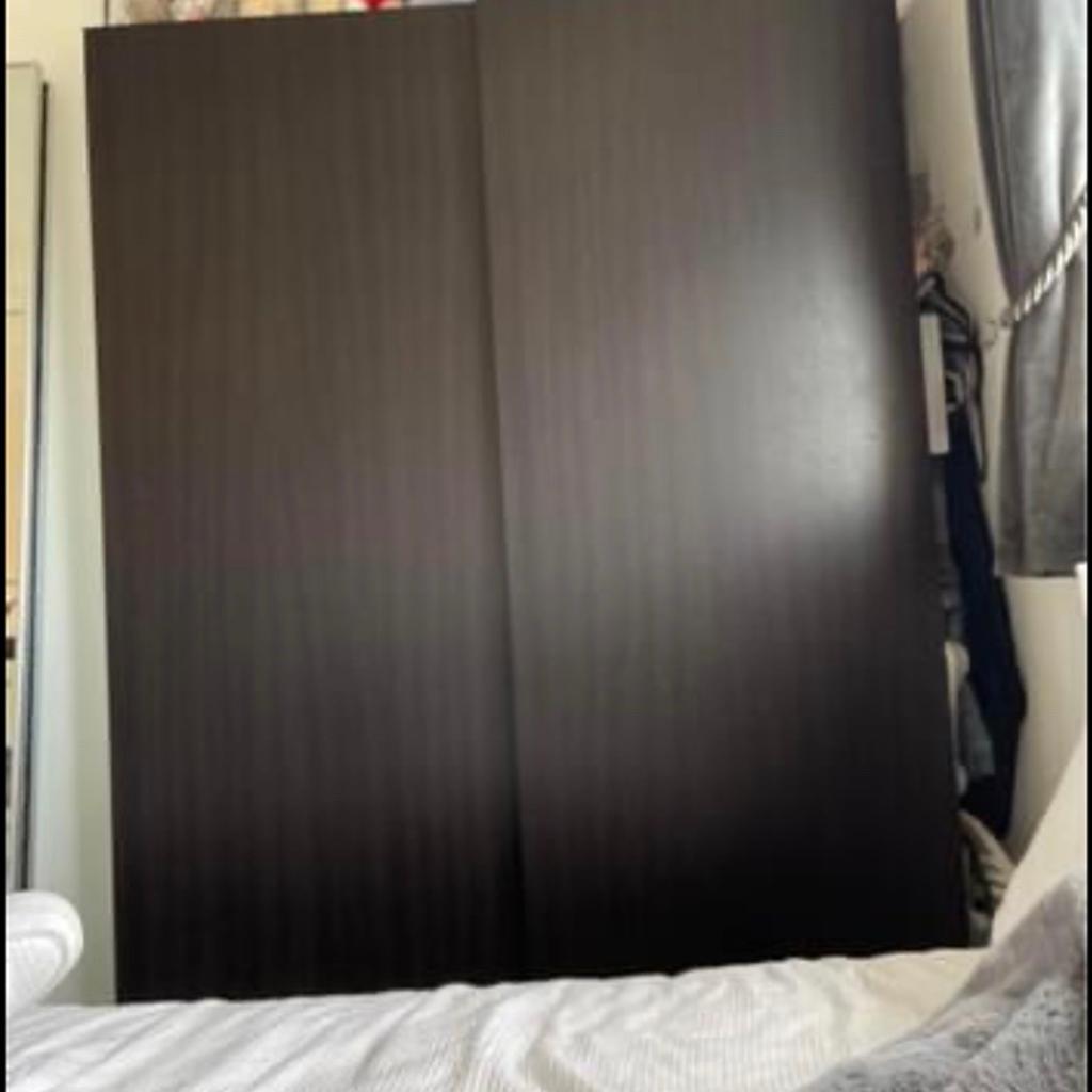 Ikea pax wardrobe doors black/brown wood in B6 Birmingham für 40,00 ...