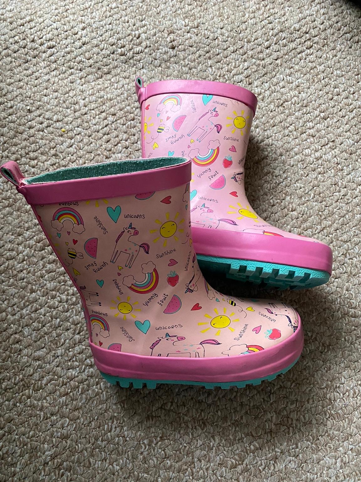 Infant 6 girls unicorn wellies from asda in B44 Birmingham for £3.00 ...