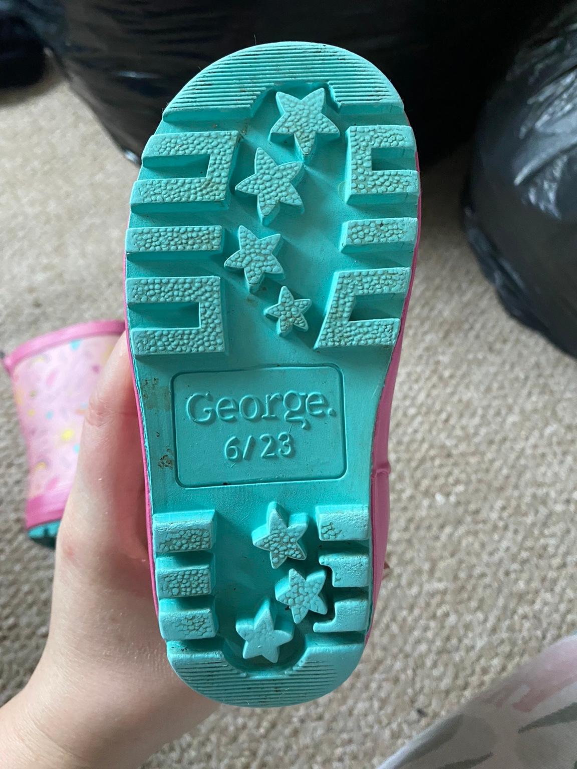 Infant 6 girls unicorn wellies from asda in B44 Birmingham for £3.00 ...
