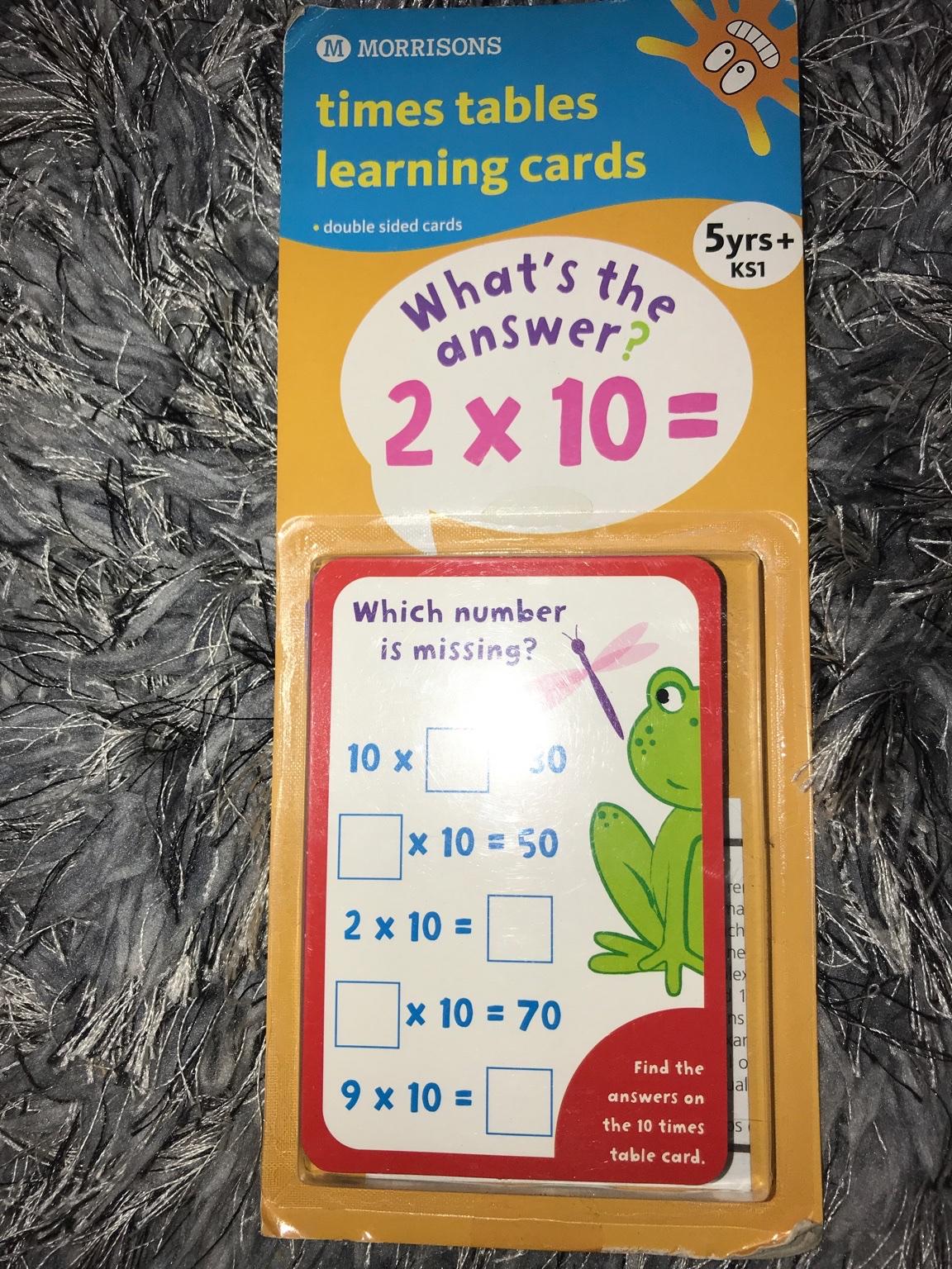 New Times table learning cards ️ in B14 Birmingham für 1,00 £ zum ...
