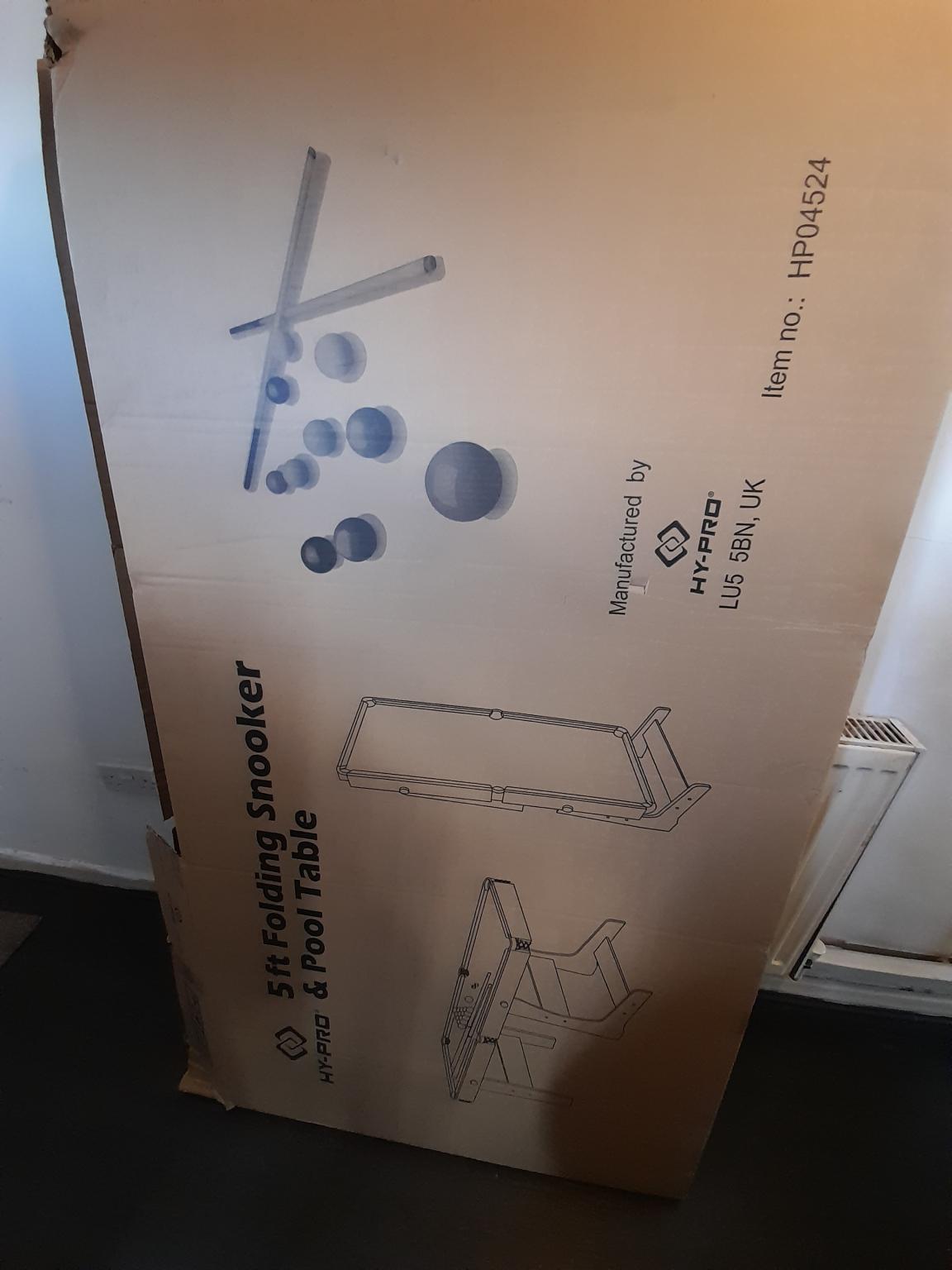 Hy-Pro 5ft Folding Snooker and Pool Table. in B27 Birmingham für £ 60 ...