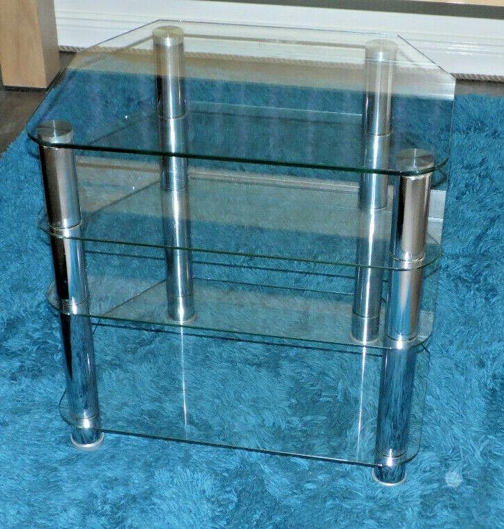 MATRIX GLASS CORNER TV STAND CABINET UNIT in PL26 Treverbyn für 22,00 ...
