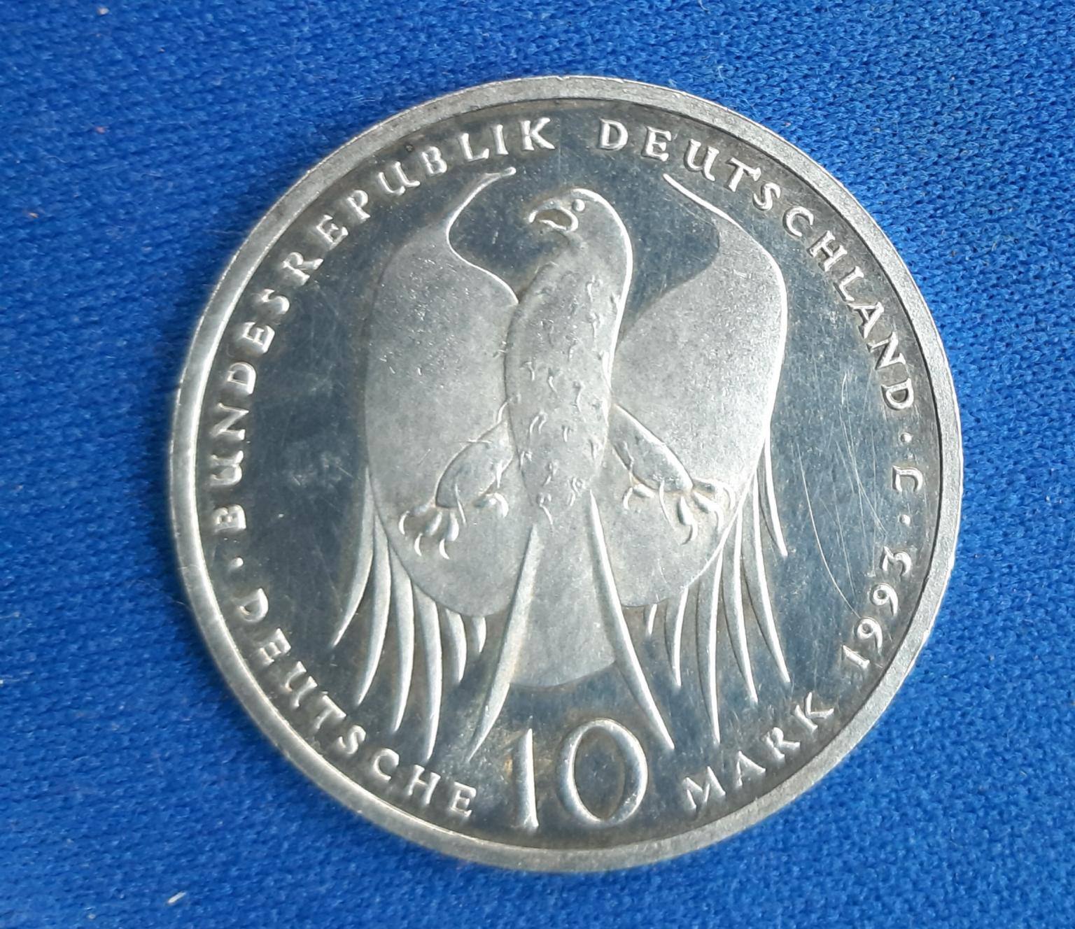 Münze : 10 DM 1993 J Robert Koch in 54293 Trier für € 6,40 zum Verkauf ...