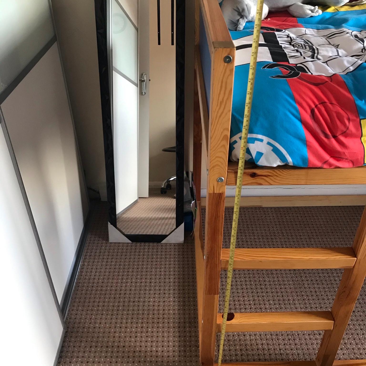 IKEA mid sleeper single bed with ladders in Wolverhampton for £45.00 for sale | Shpock