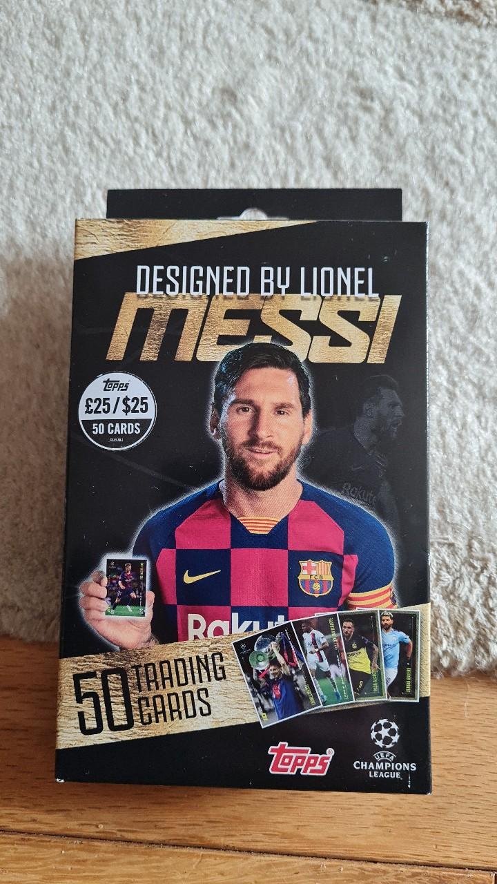 Topps Designed By Lionel Messi Box 50 Cards in Ballygowan für £ 6,50 ...