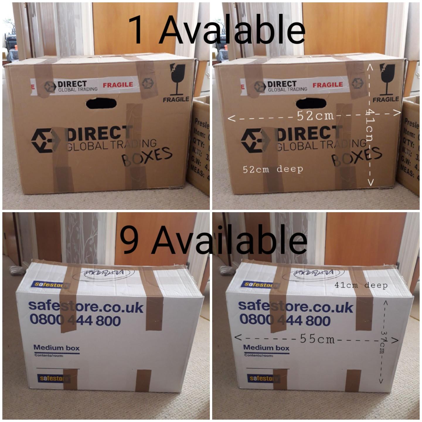 10 PACKING/STORAGE BOXES in B90 Solihull für 5,00 £ zum Verkauf | Shpock DE