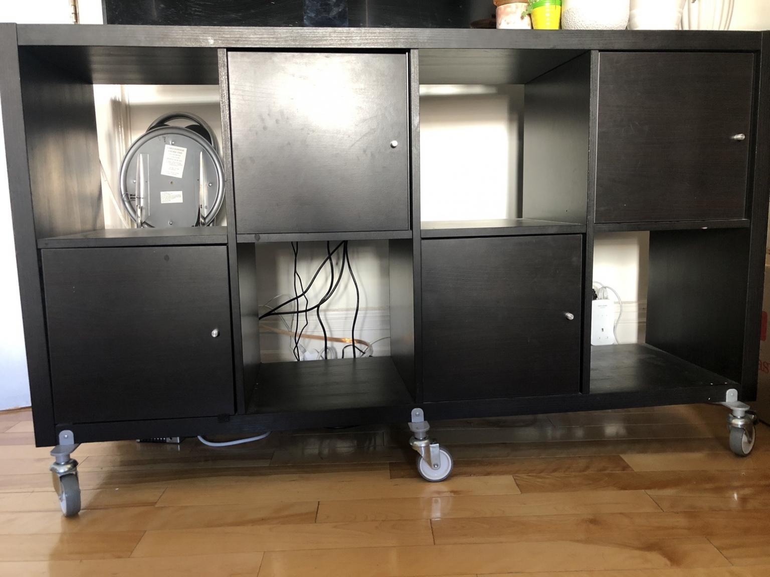 IKEA Kallax shelving unit on wheels in W14 London für 30,00 £ zum ...