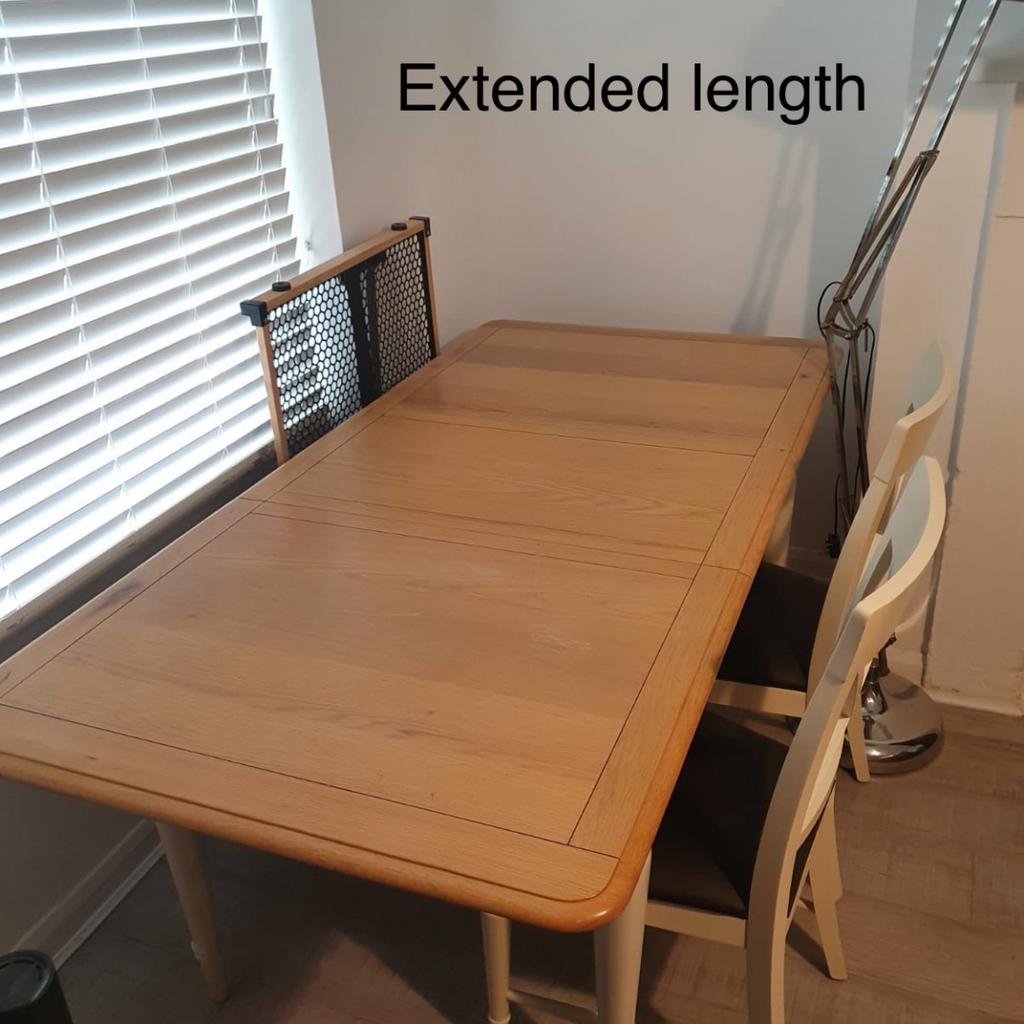 Extendable Cream Oak Country Table Seats 6-8 in N16 Hackney für 147,00 ...
