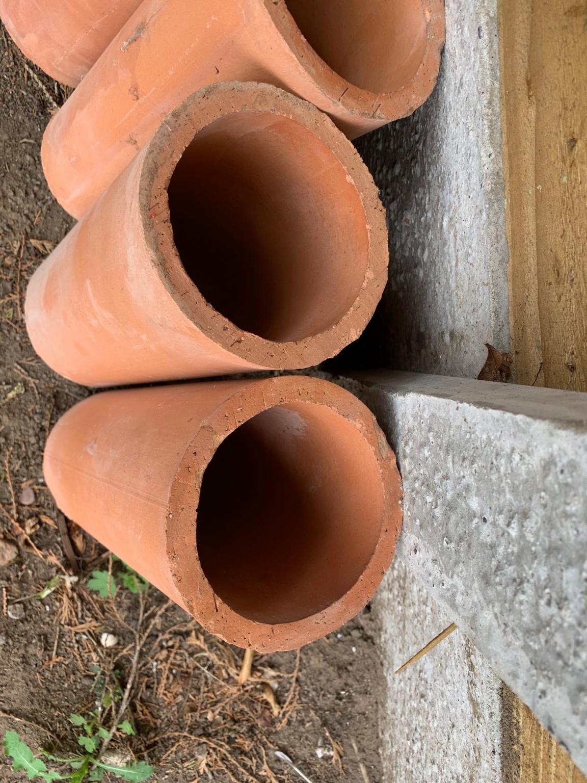 11 Terracotta Clay Tubes in DY6 Dudley for free for sale | Shpock
